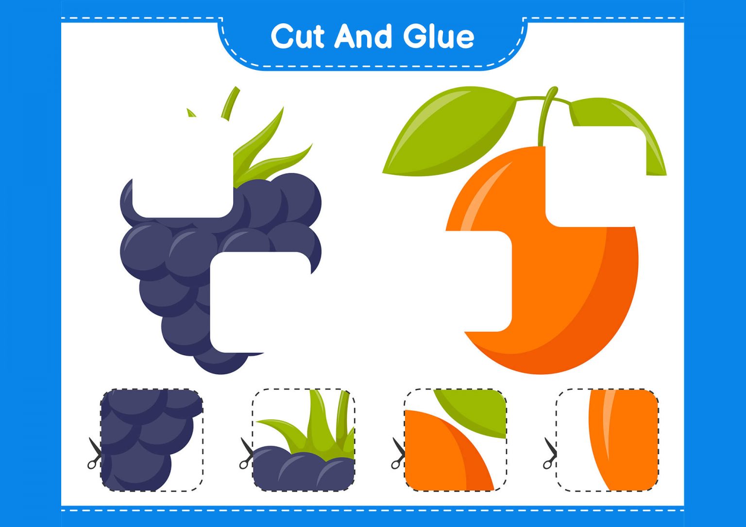 Free Printable Cut and Paste Worksheets - Tulamama