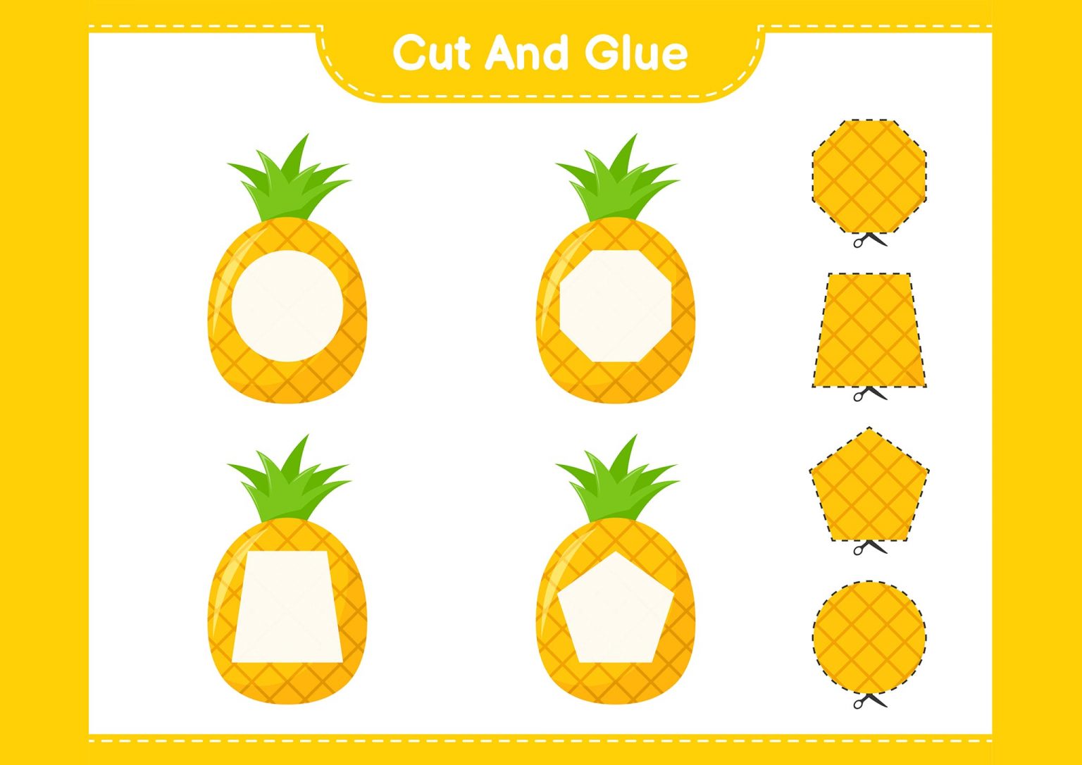Free Printable Cut and Paste Worksheets - Tulamama