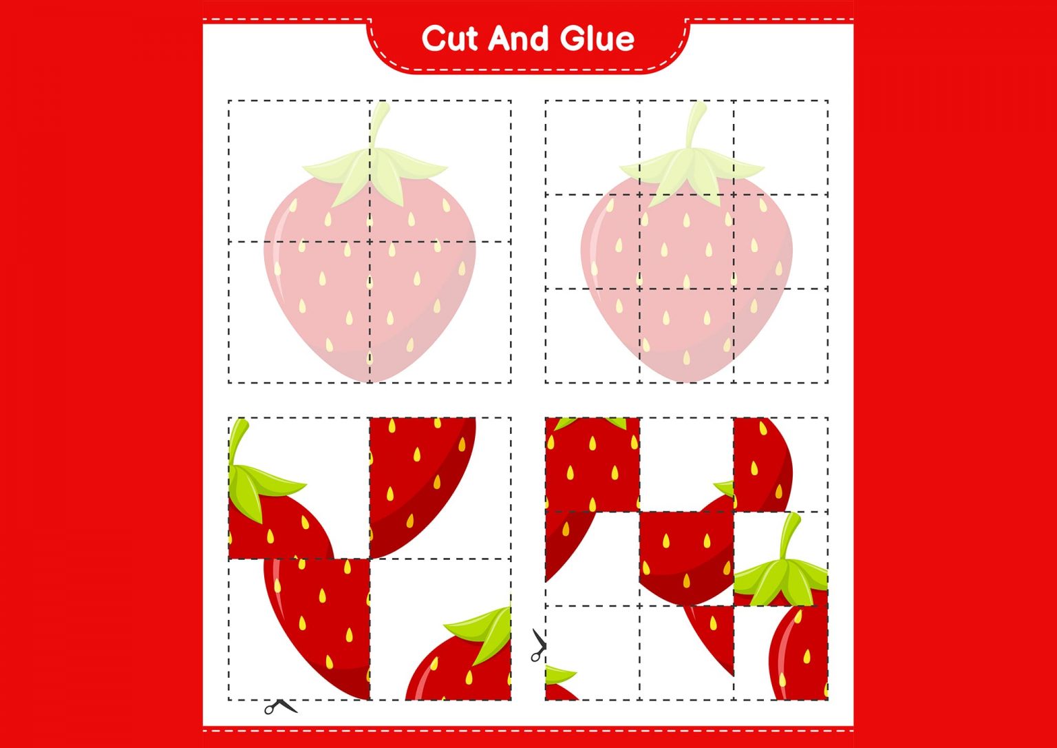 Free Printable Cut and Paste Worksheets - Tulamama