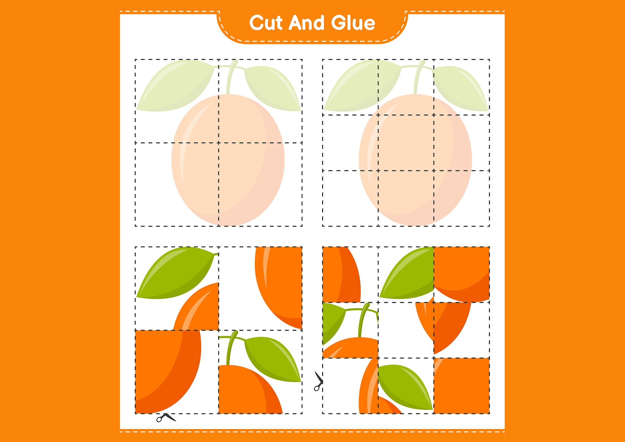 Free Printable Cut and Paste Worksheets - Tulamama
