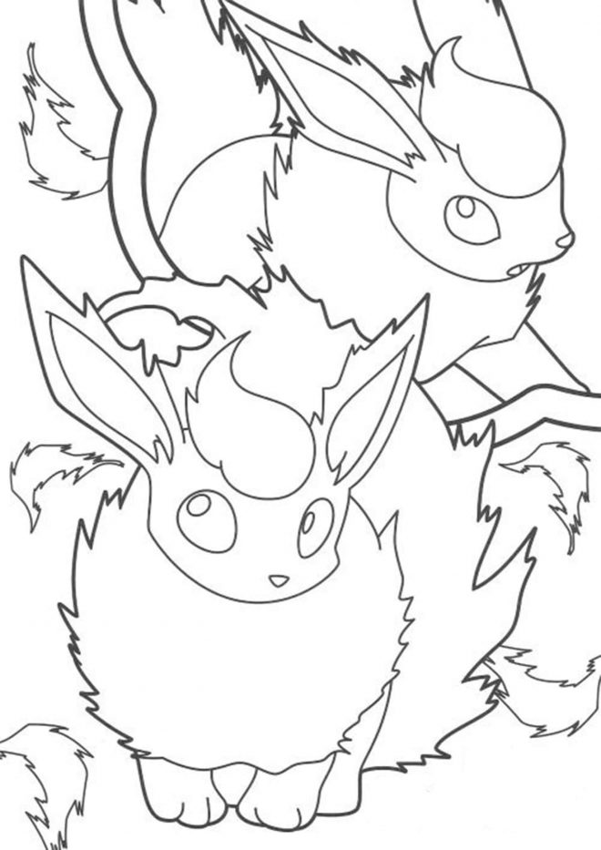 Free & Easy To Print Eevee Coloring Pages - Tulamama