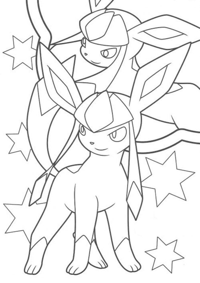 Free & Easy To Print Eevee Coloring Pages - Tulamama