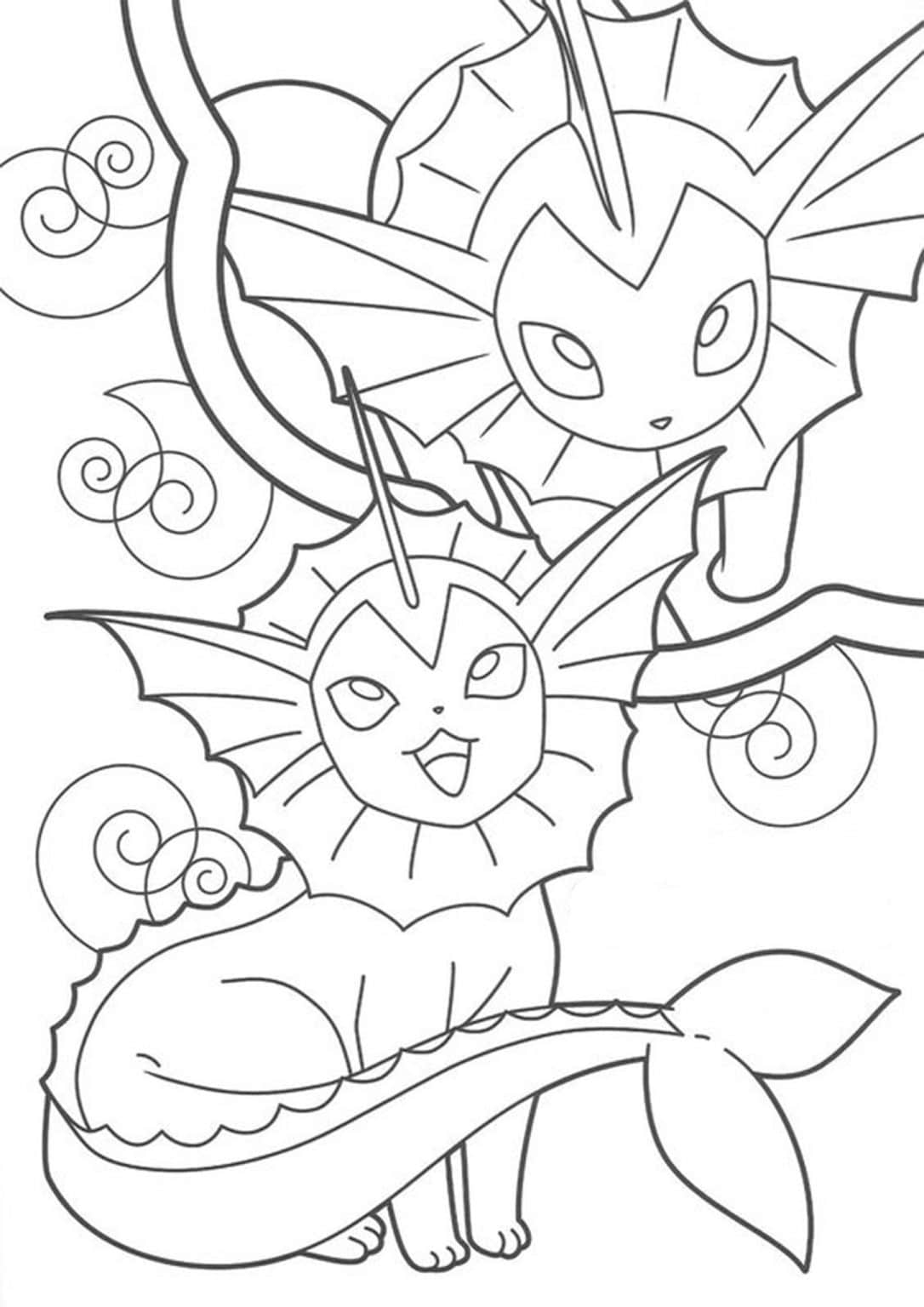 Free & Easy To Print Eevee Coloring Pages - Tulamama