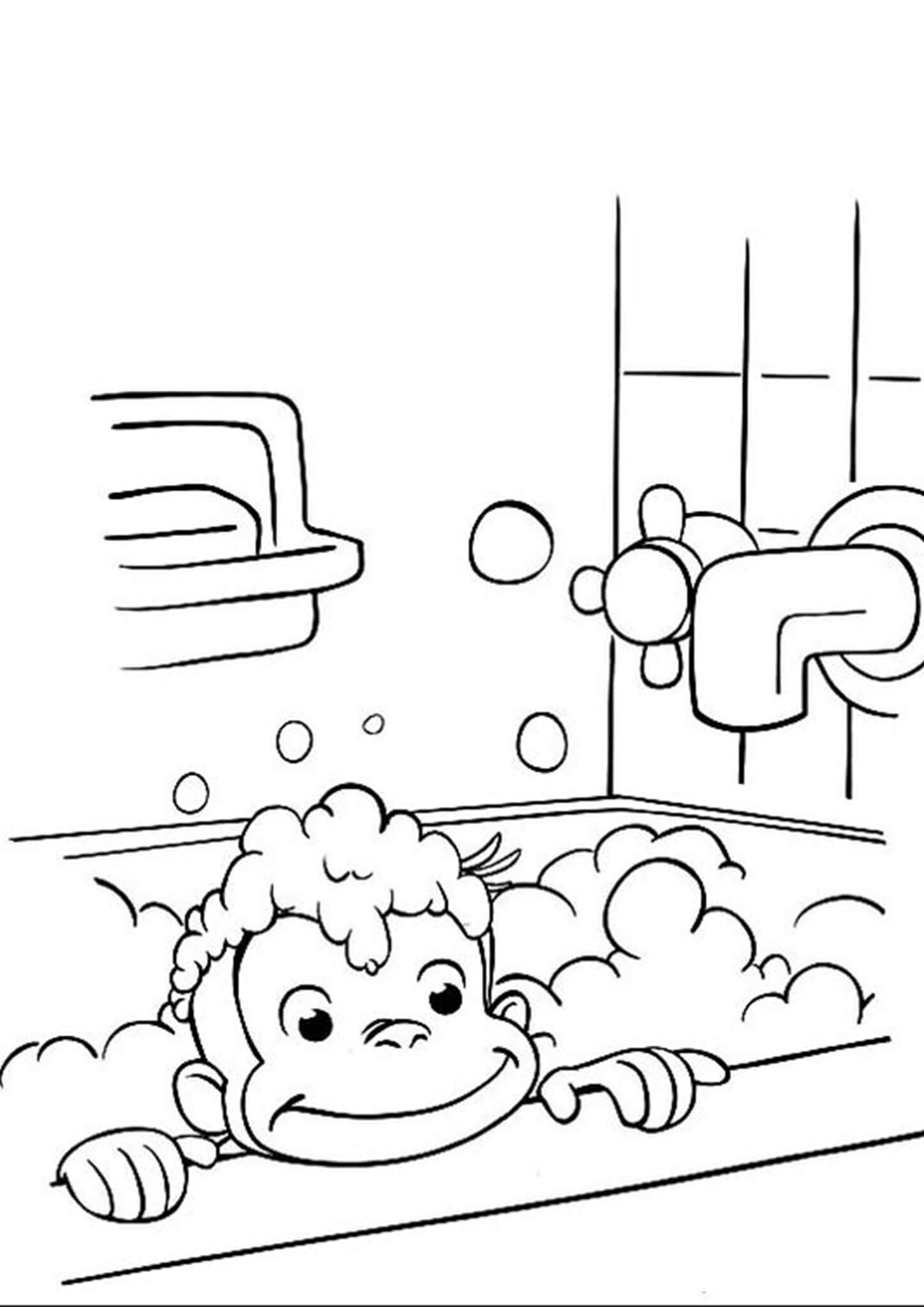 Free & Easy To Print Curious George Coloring Pages - Tulamama