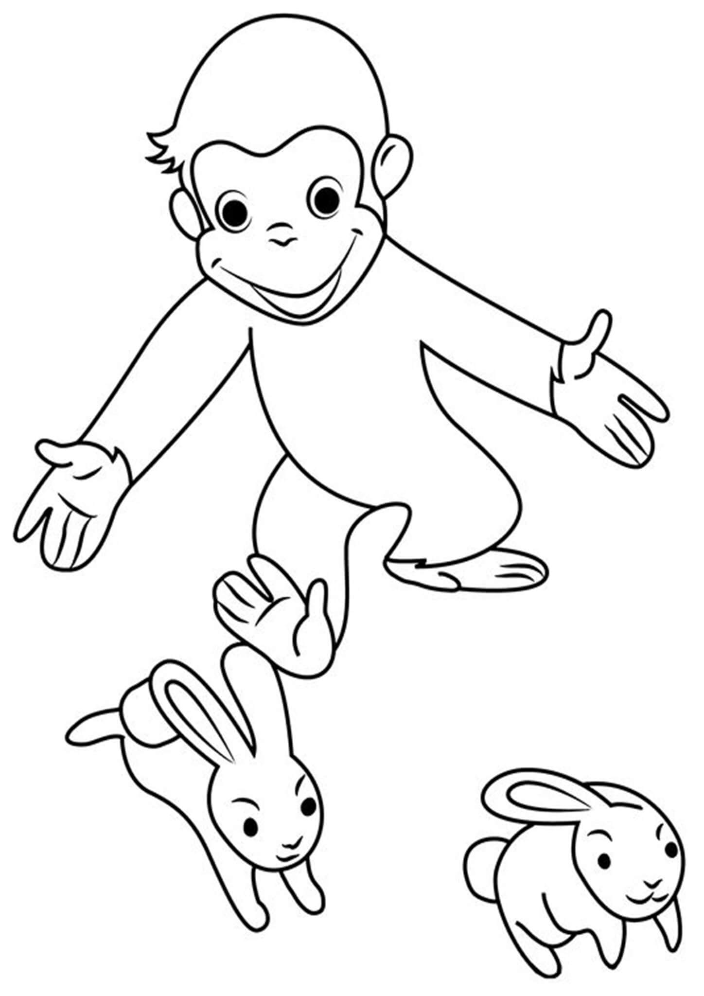 Free & Easy To Print Curious George Coloring Pages - Tulamama