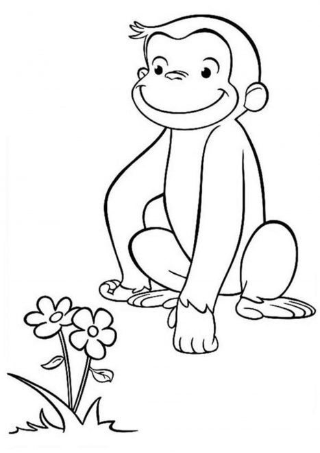 Free & Easy To Print Curious George Coloring Pages - Tulamama