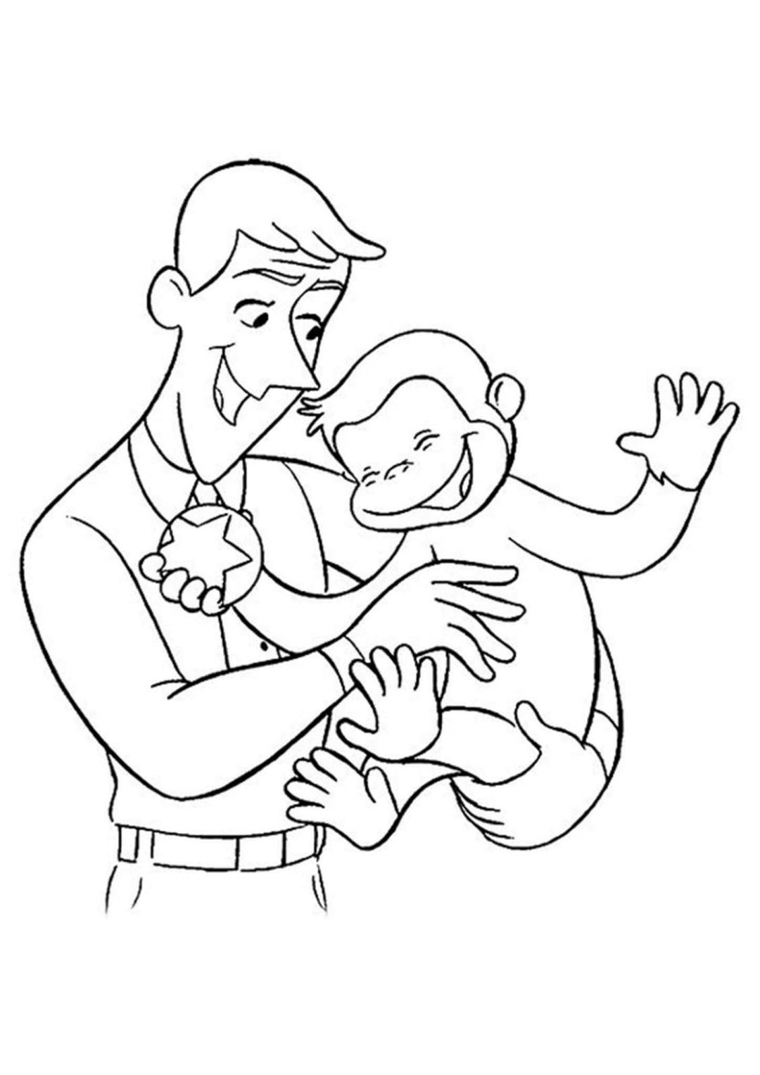 Free & Easy To Print Curious George Coloring Pages - Tulamama