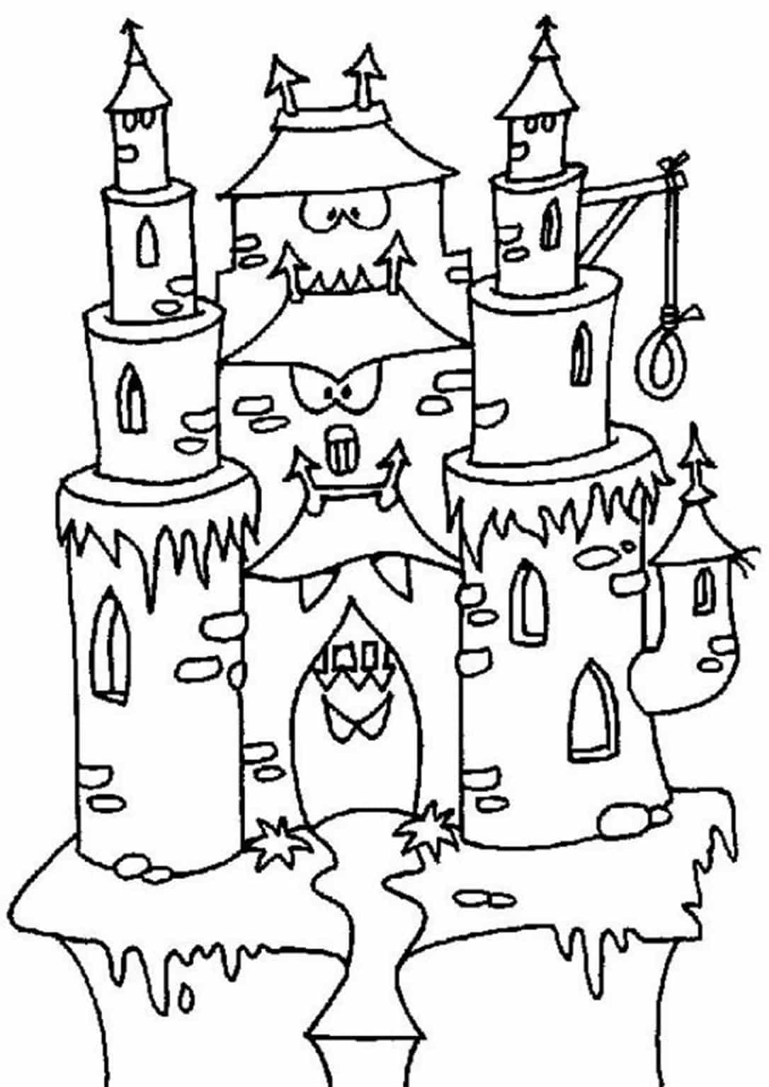 Free & Easy To Print Castle Coloring Pages - Tulamama
