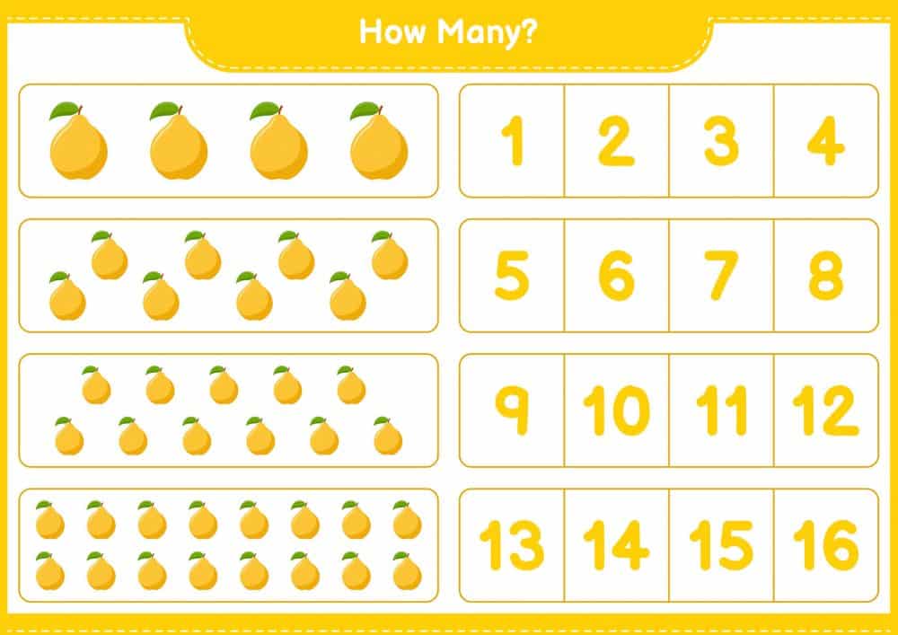 Free Printable Counting Worksheets For Kids - Tulamama