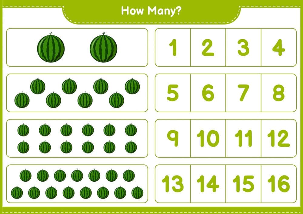 Free Printable Counting Worksheets For Kids - Tulamama