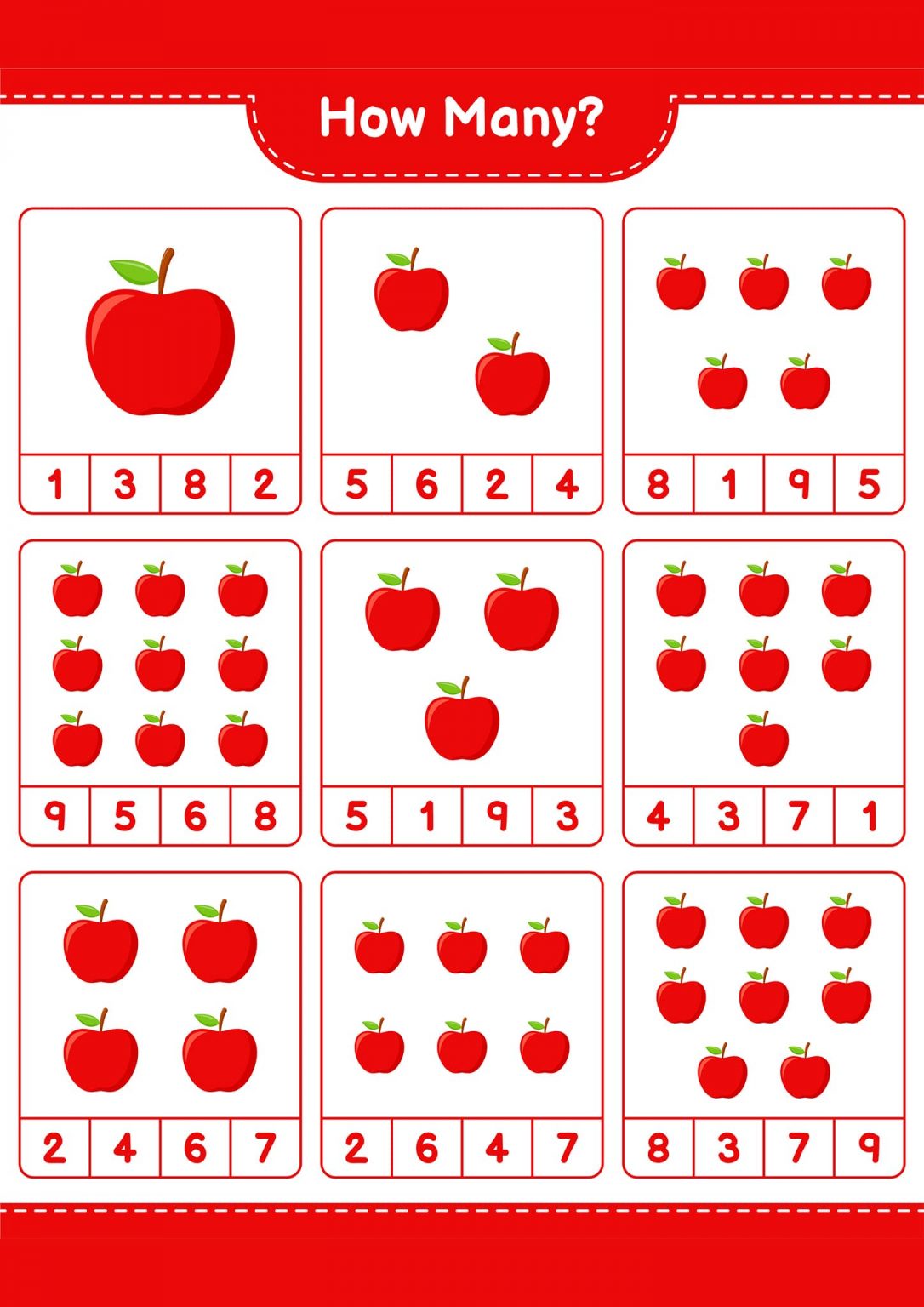 Free Printable Counting Worksheets For Kids - Tulamama