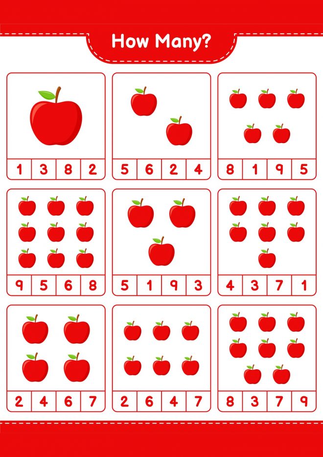 Free Printable Counting Worksheets For Kids - Tulamama