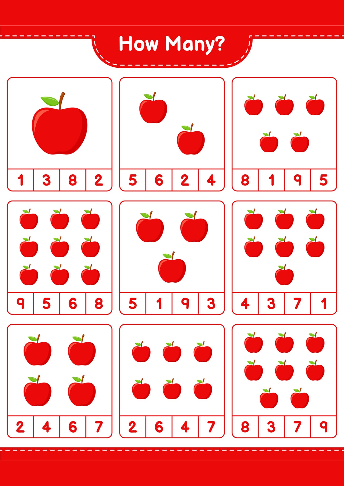 Free Printable Counting Worksheets For Kids - Tulamama