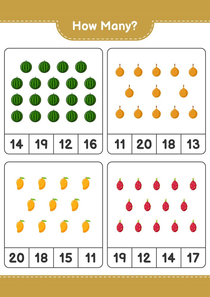 Free Printable Counting Worksheets For Kids - Tulamama