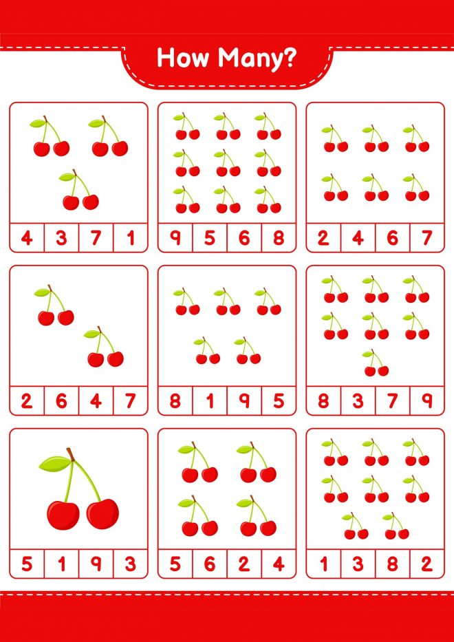 Free Printable Counting Worksheets For Kids - Tulamama