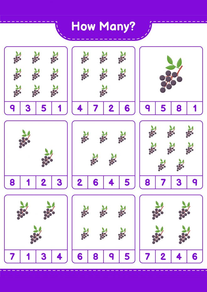 Free Printable Counting Worksheets For Kids - Tulamama