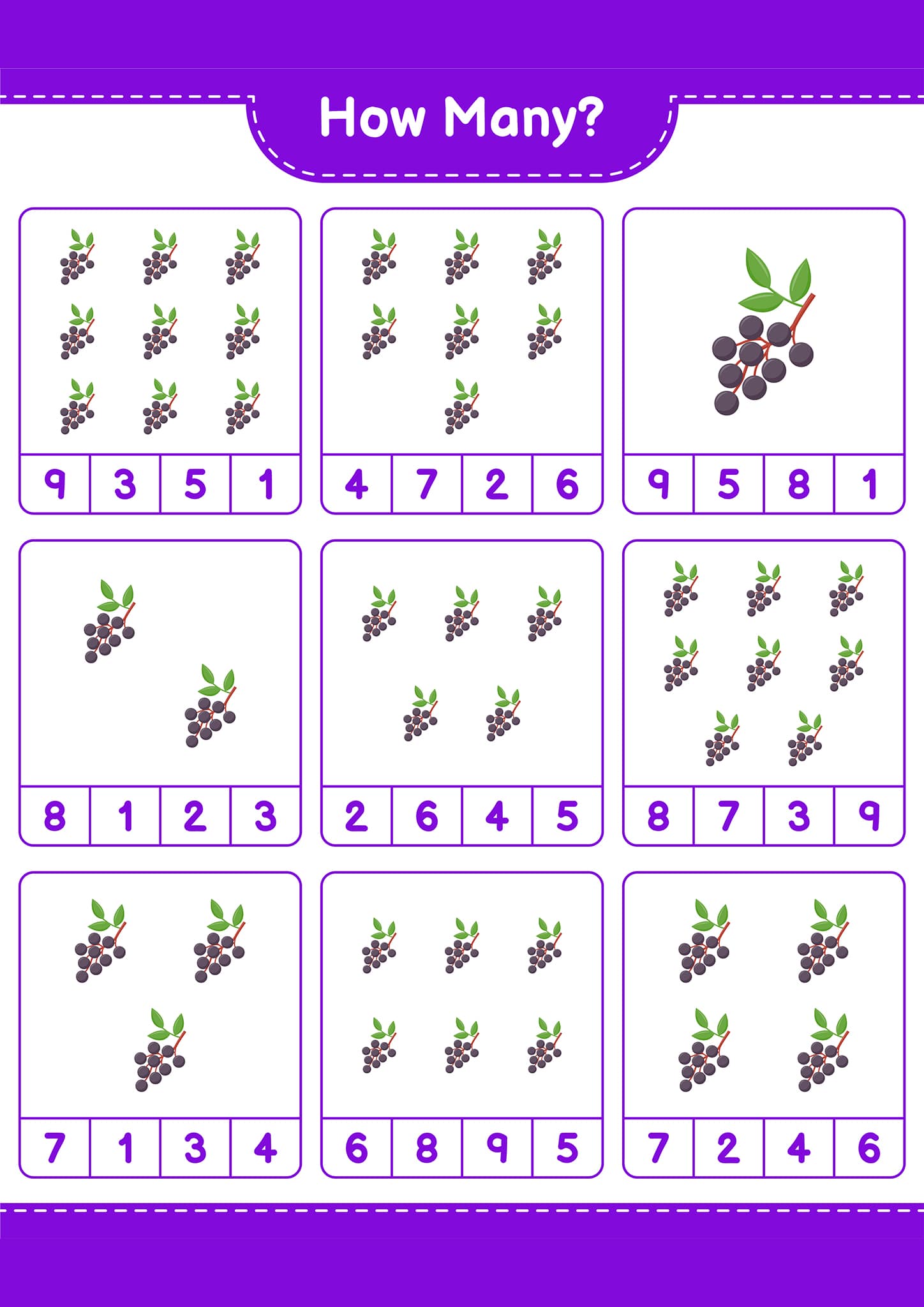 Free Printable Counting Worksheets For Kids - Tulamama