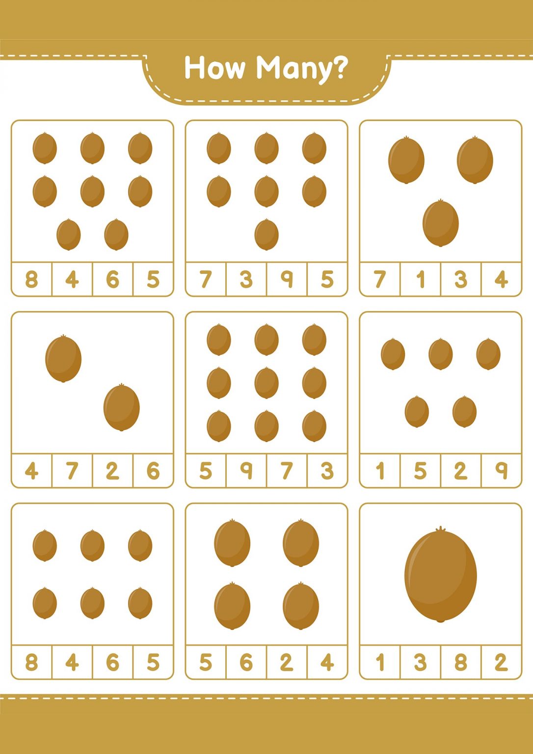 Free Printable Counting Worksheets For Kids - Tulamama