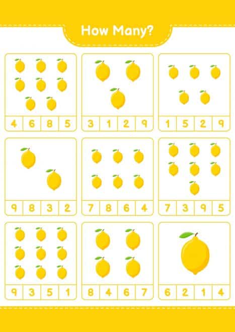 Free Printable Counting Worksheets For Kids - Tulamama