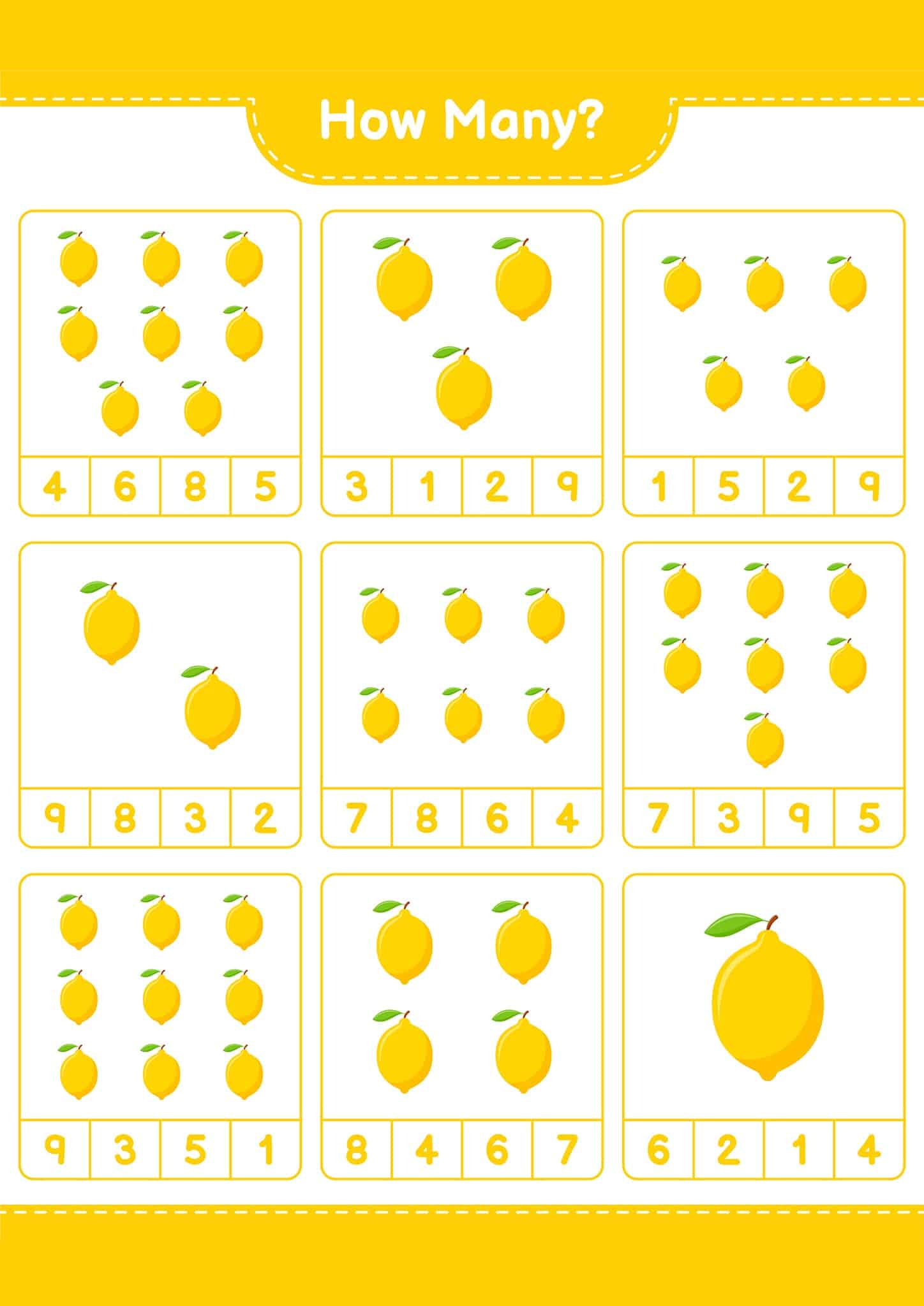 Free Printable Counting Worksheets For Kids - Tulamama