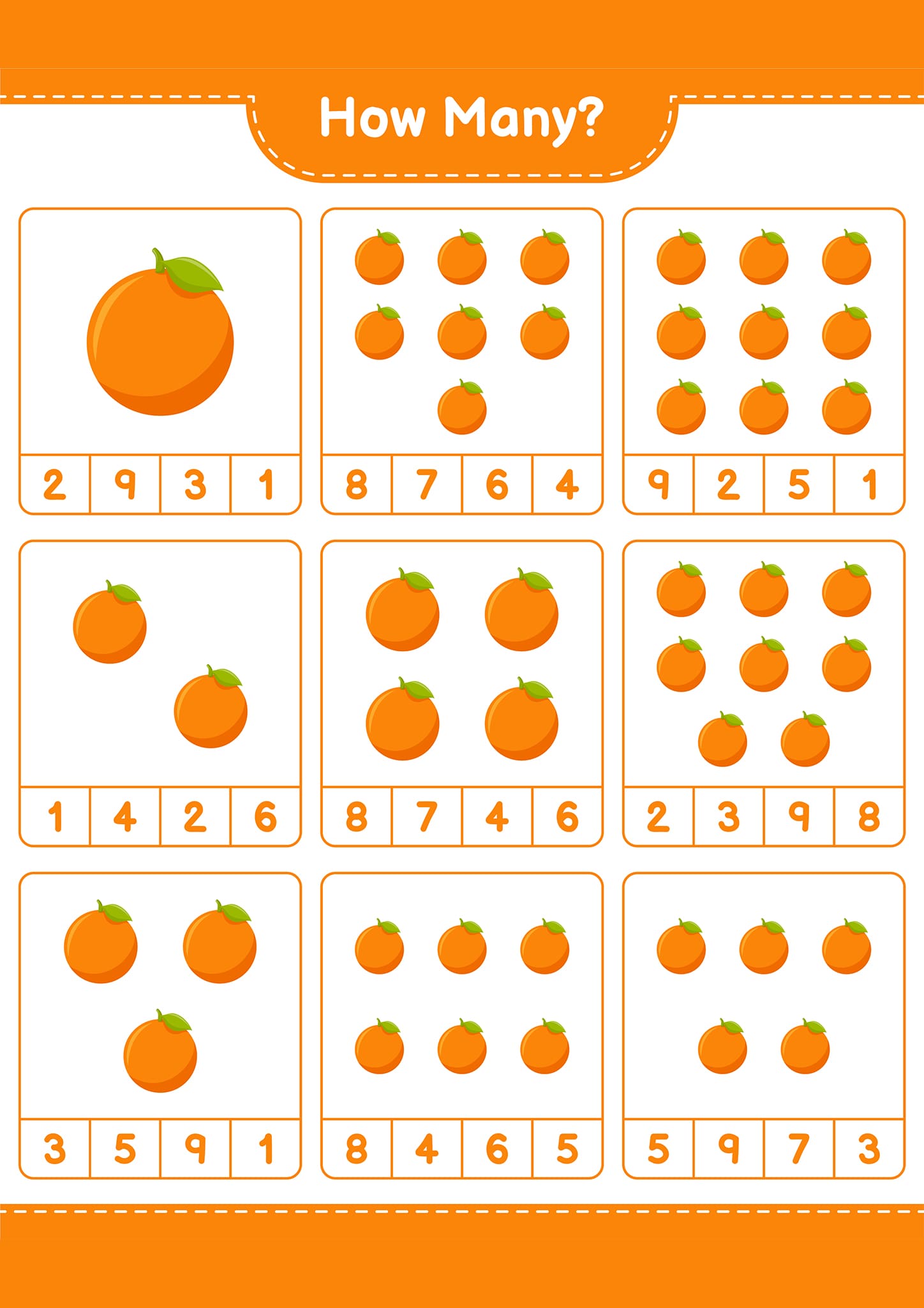 Free Printable Counting Worksheets For Kids - Tulamama