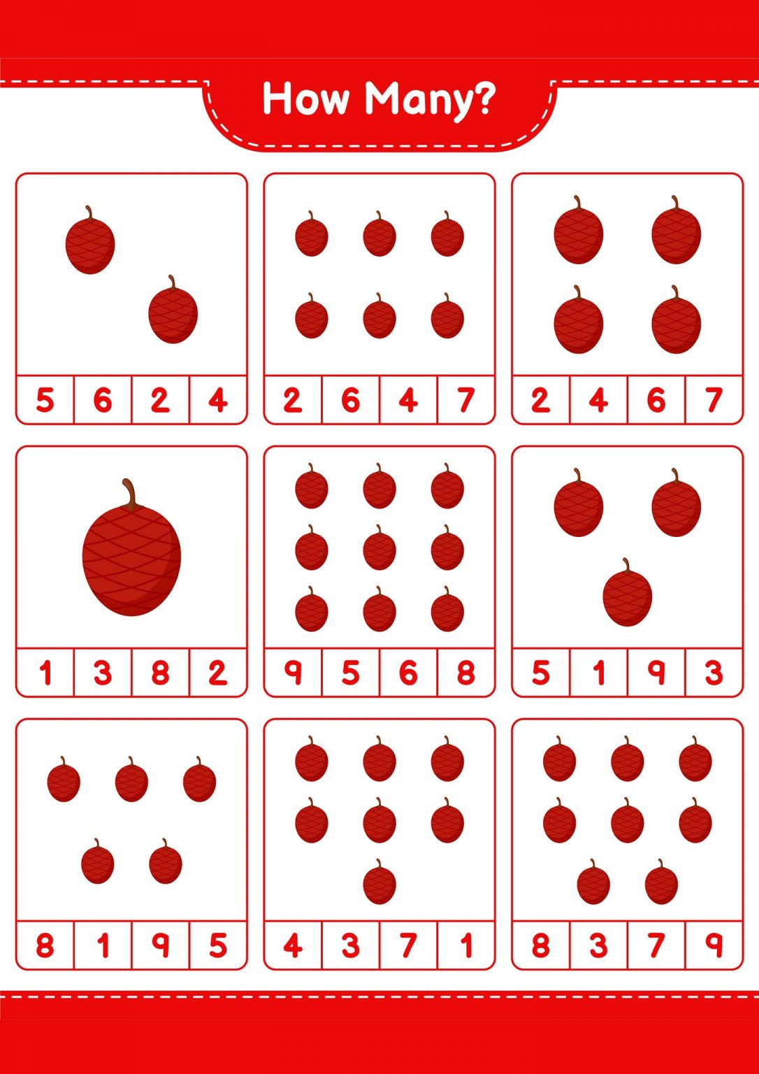 Free Printable Counting Worksheets For Kids - Tulamama