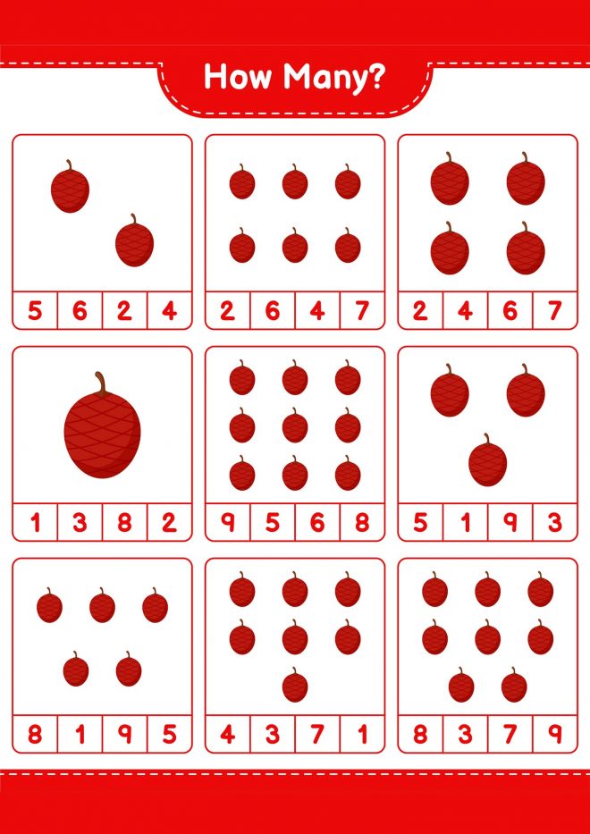 Free Printable Counting Worksheets For Kids - Tulamama