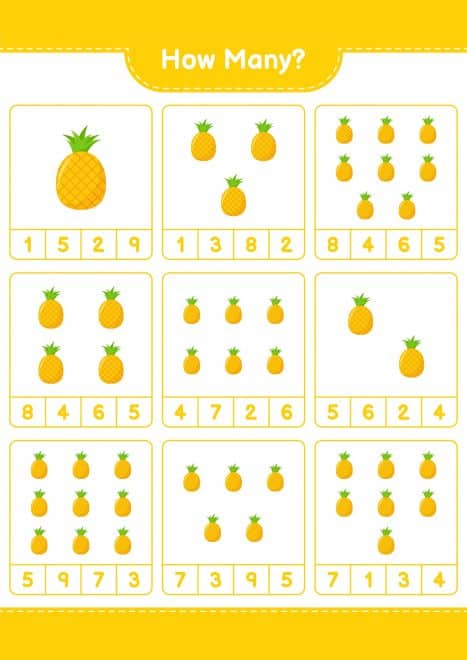 Free Printable Counting Worksheets For Kids - Tulamama