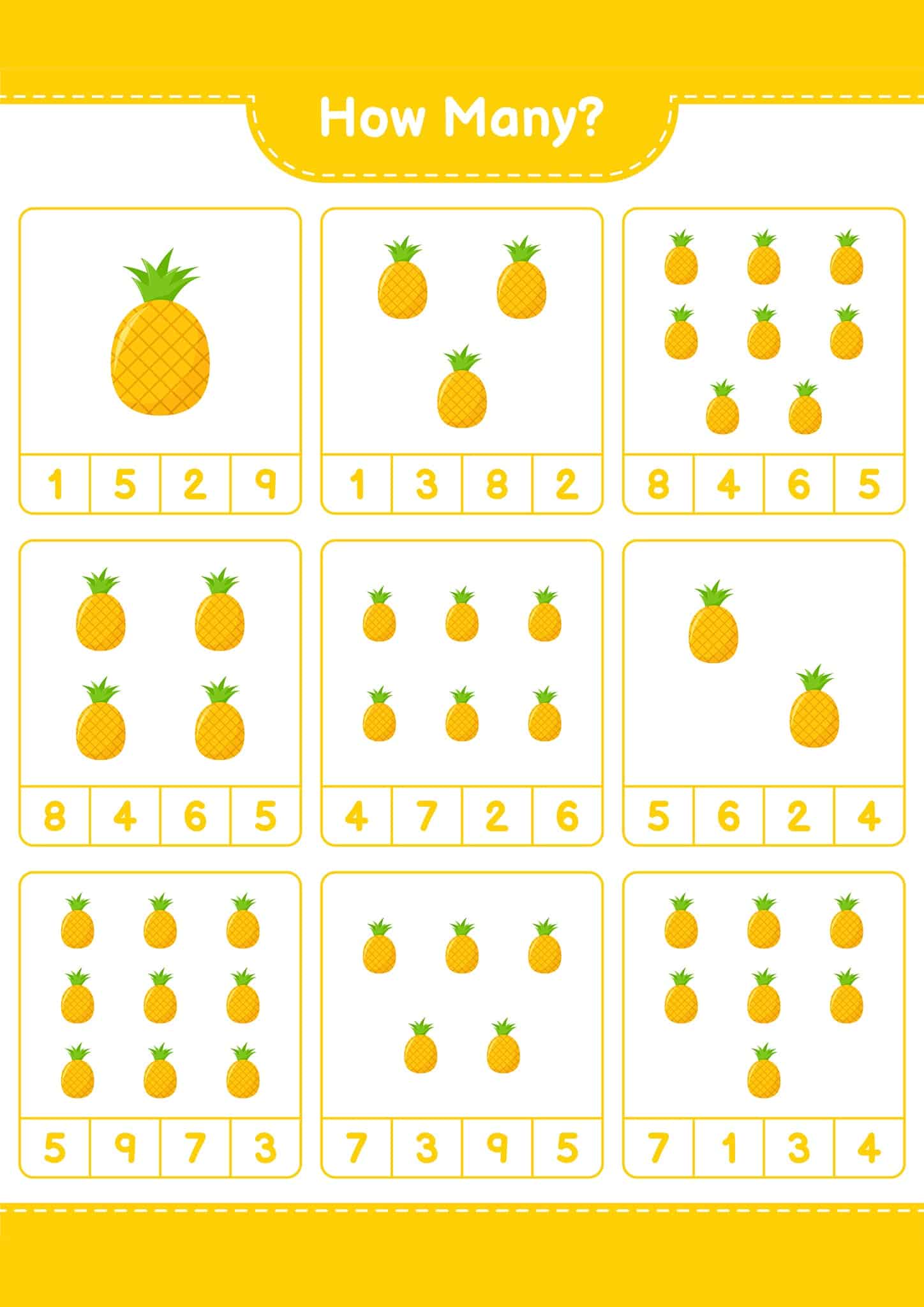 Free Printable Counting Worksheets For Kids - Tulamama