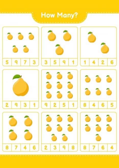 Free Printable Counting Worksheets For Kids - Tulamama