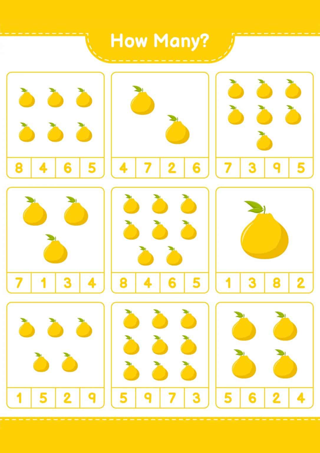 Free Printable Counting Worksheets For Kids - Tulamama