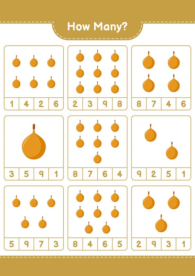 Free Printable Counting Worksheets For Kids - Tulamama