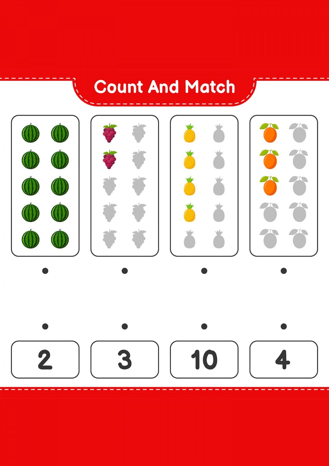 Free Printable Counting Worksheets For Kids - Tulamama