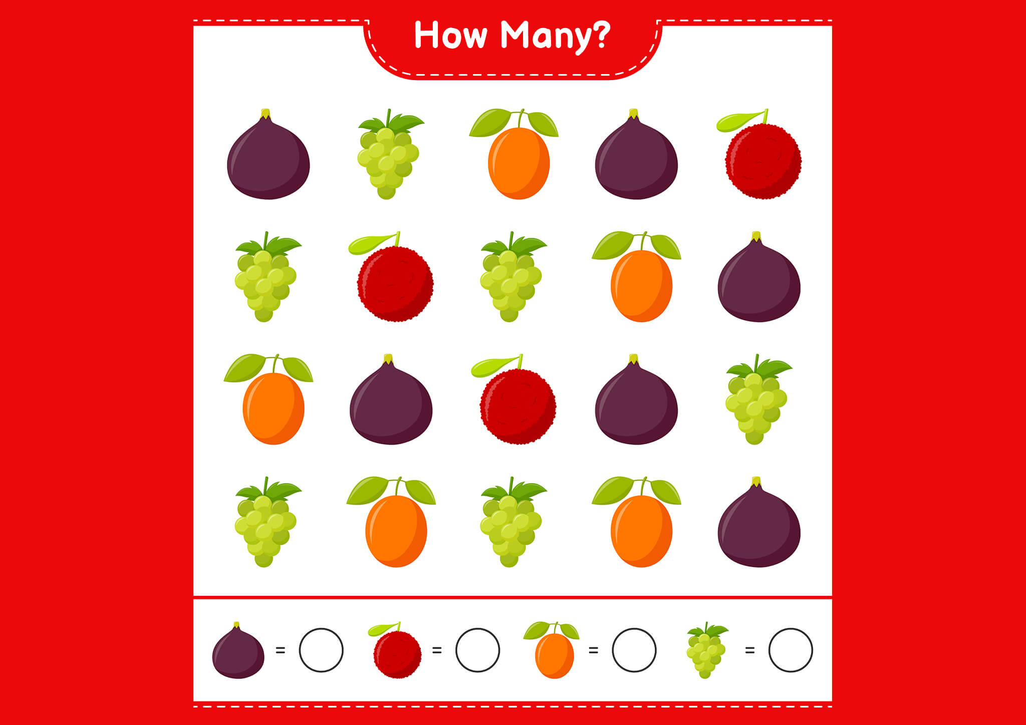 Free Printable Counting Worksheets For Kids - Tulamama