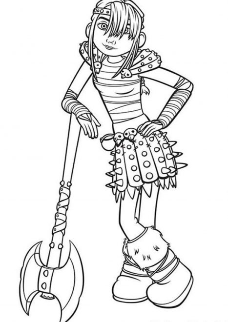Free & Easy To Print How To Train Your Dragon Coloring Pages - Tulamama