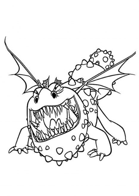 Free & Easy To Print How To Train Your Dragon Coloring Pages - Tulamama