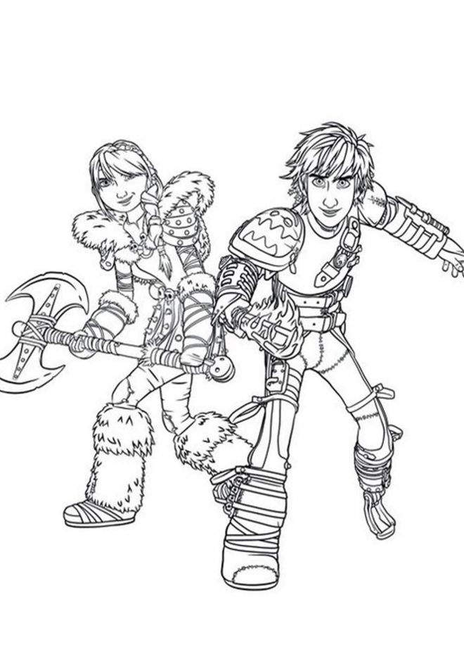 Free & Easy To Print How To Train Your Dragon Coloring Pages - Tulamama