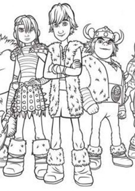 Free & Easy To Print How To Train Your Dragon Coloring Pages - Tulamama