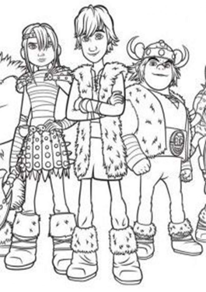 Free & Easy To Print How To Train Your Dragon Coloring Pages - Tulamama