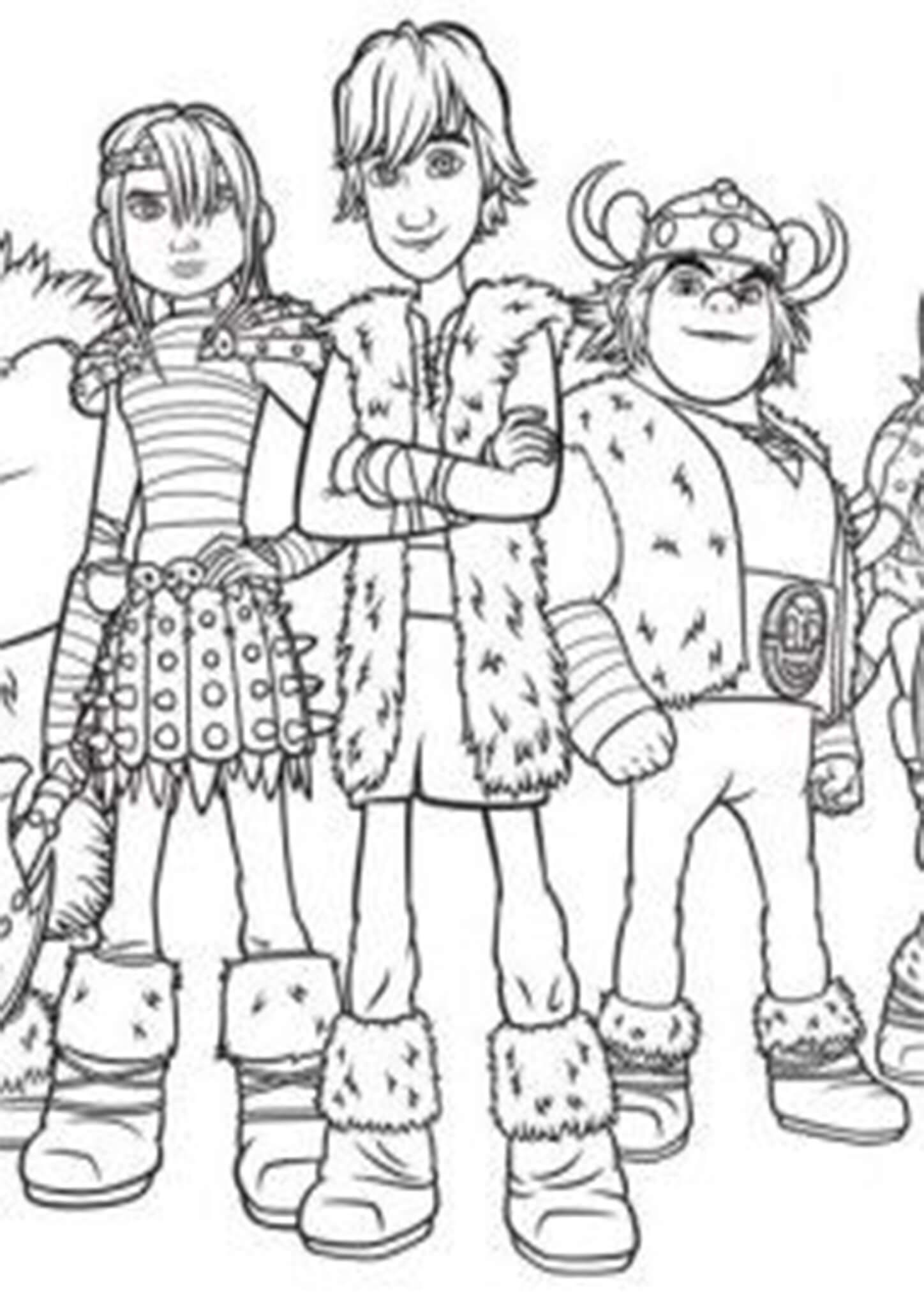 Free & Easy To Print How To Train Your Dragon Coloring Pages - Tulamama