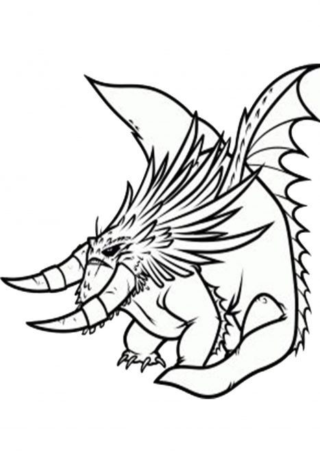 Free & Easy To Print How To Train Your Dragon Coloring Pages - Tulamama