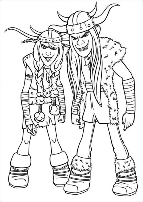 Free & Easy To Print How To Train Your Dragon Coloring Pages - Tulamama
