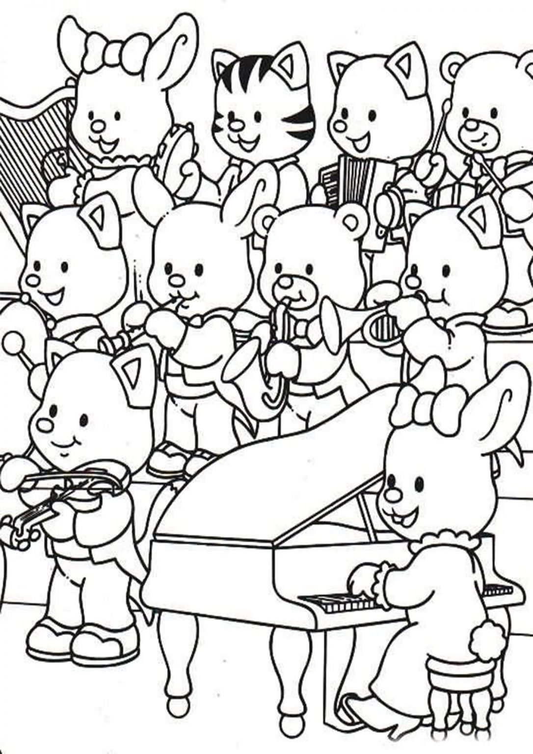 Free & Easy To Print Music Coloring Pages - Tulamama