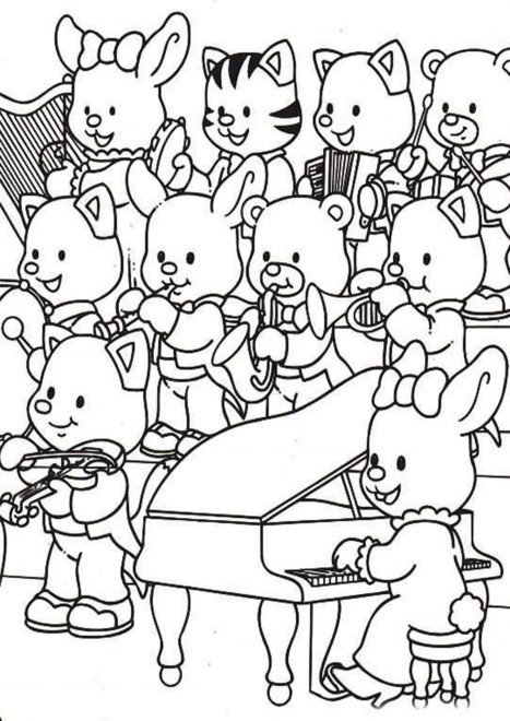 Free & Easy To Print Music Coloring Pages - Tulamama