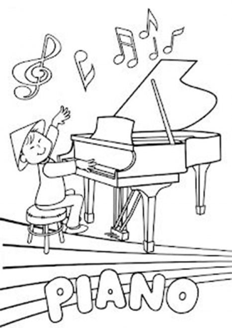 Free & Easy To Print Music Coloring Pages - Tulamama