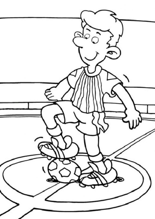 Free & Easy To Print Soccer Coloring Pages - Tulamama