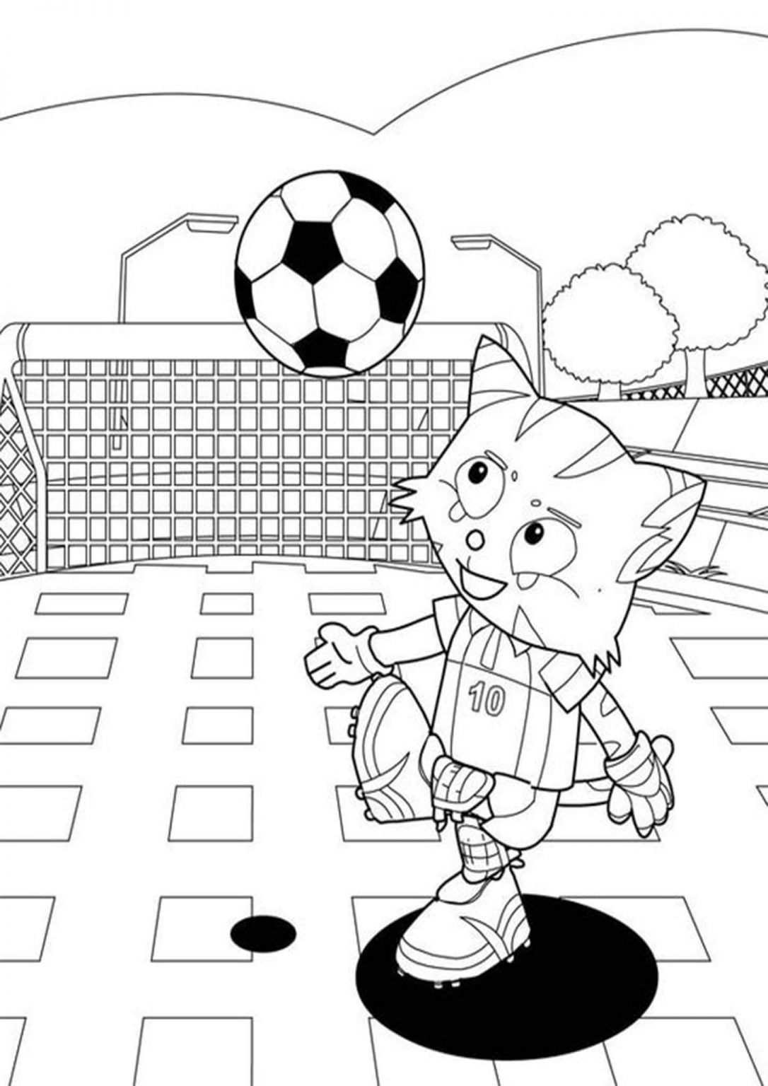 Free & Easy To Print Soccer Coloring Pages - Tulamama