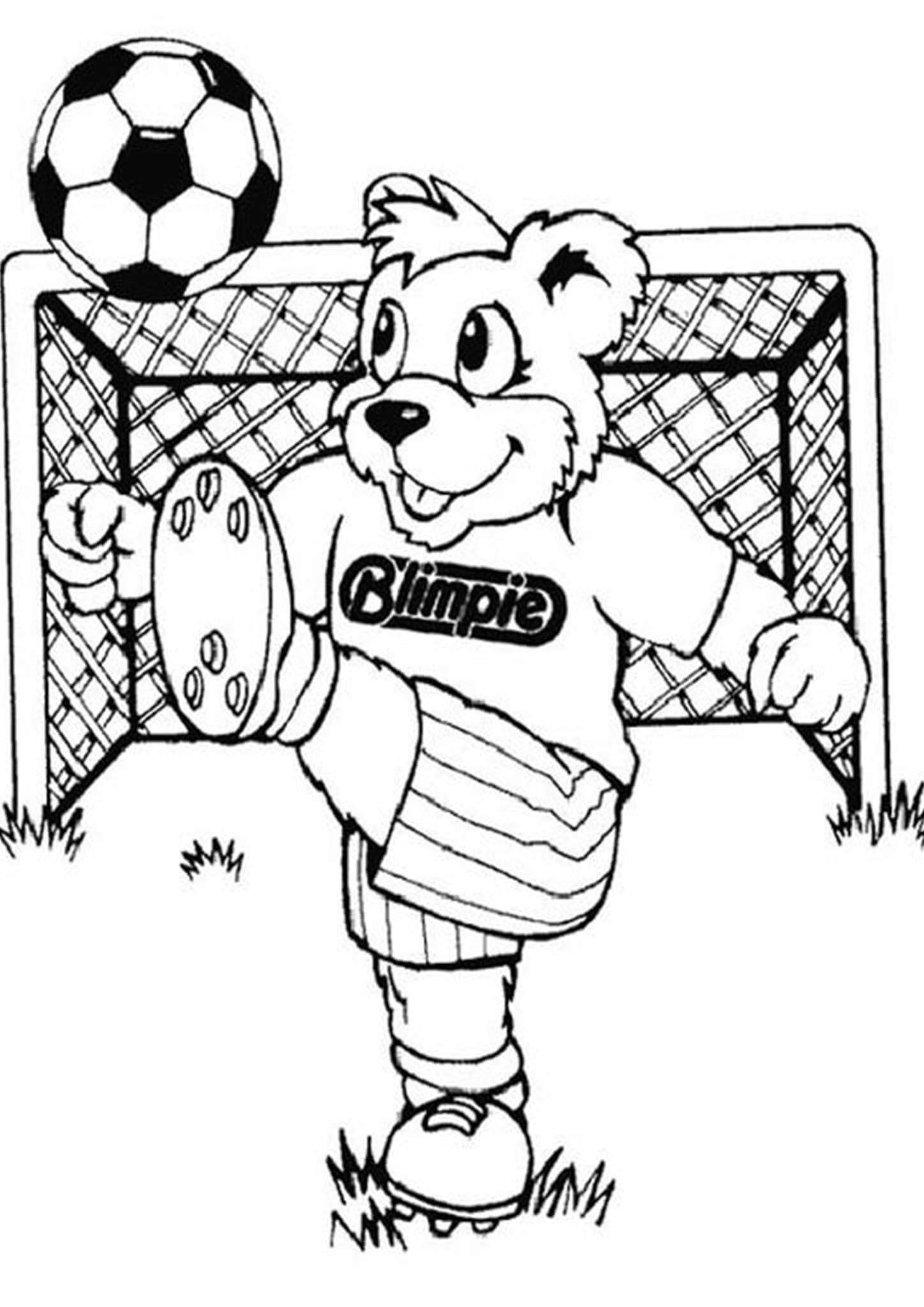 Free & Easy To Print Soccer Coloring Pages - Tulamama