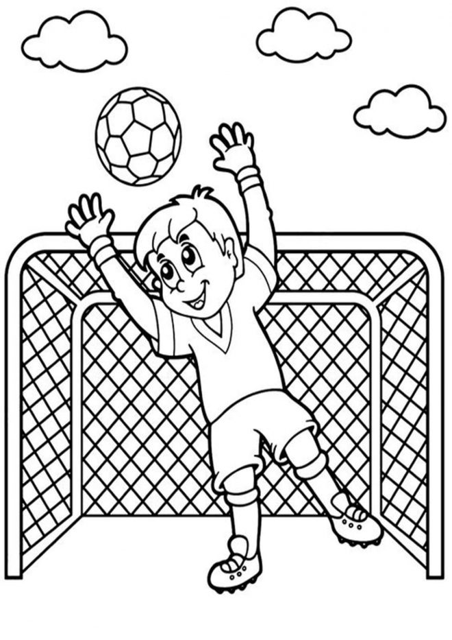 Free & Easy To Print Soccer Coloring Pages - Tulamama