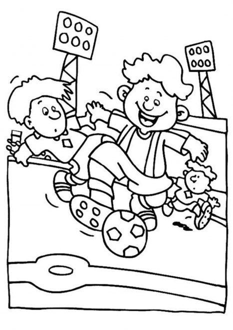 Free & Easy To Print Soccer Coloring Pages - Tulamama